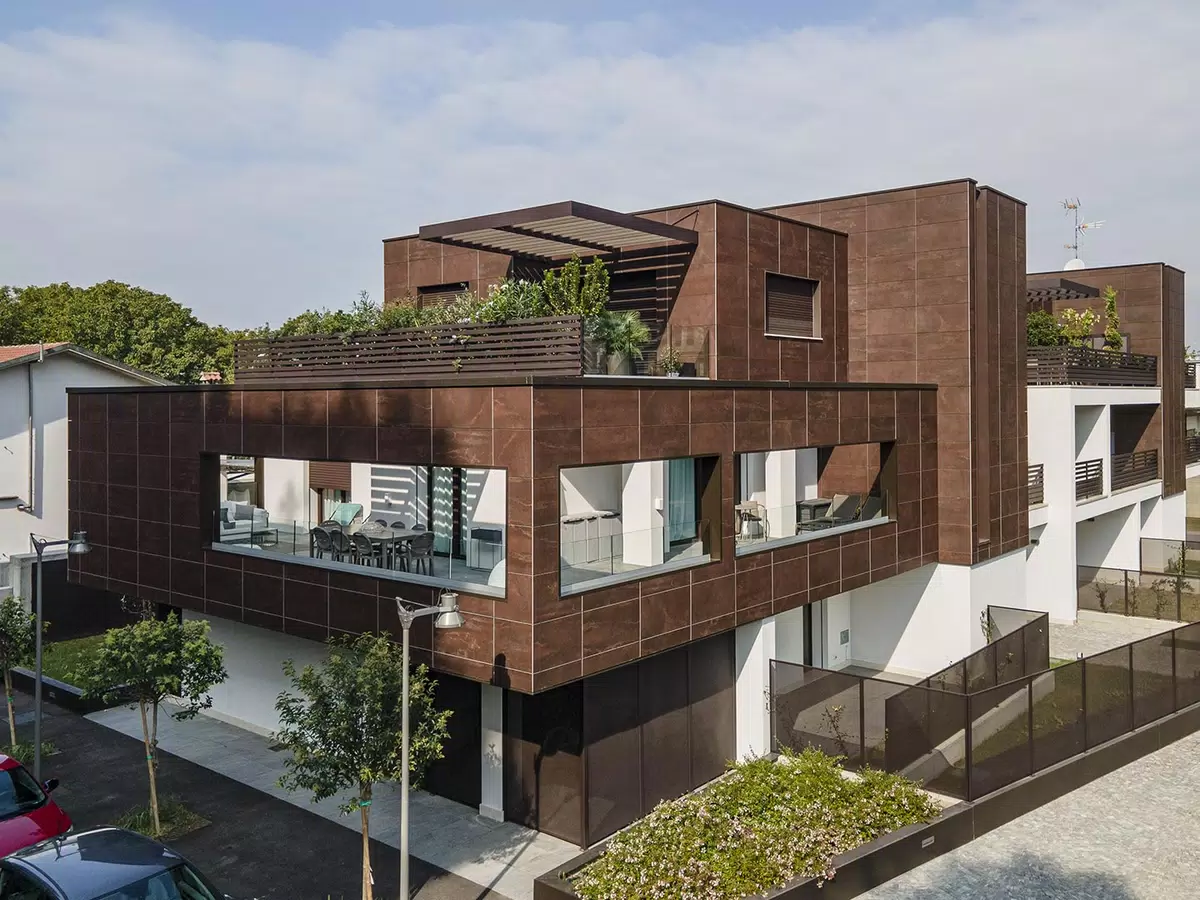 Ventilated rainscreen facade in Monza | Florim