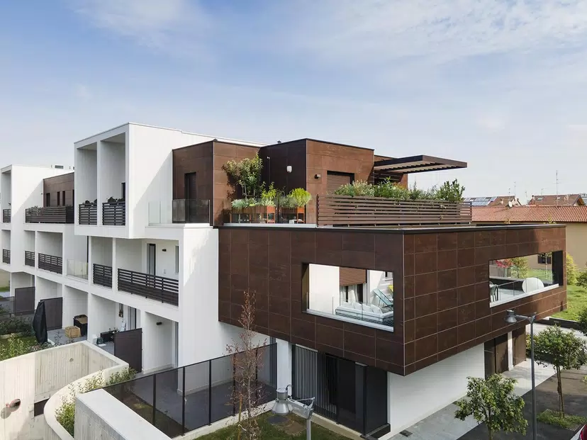 Ventilated rainscreen facade in Monza | Florim