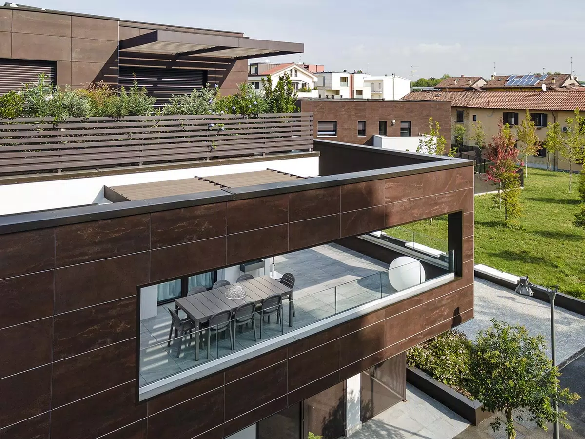 Ventilated rainscreen facade in Monza | Florim