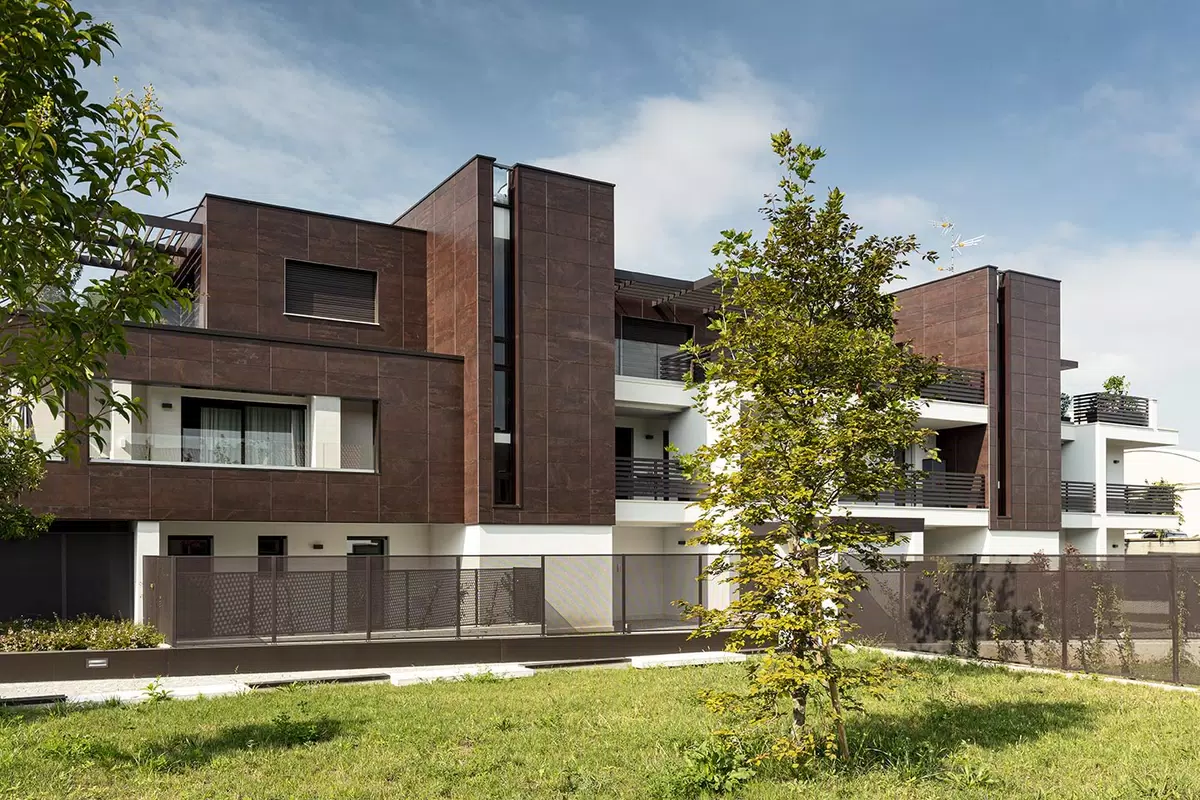 Ventilated rainscreen facade in Monza | Florim