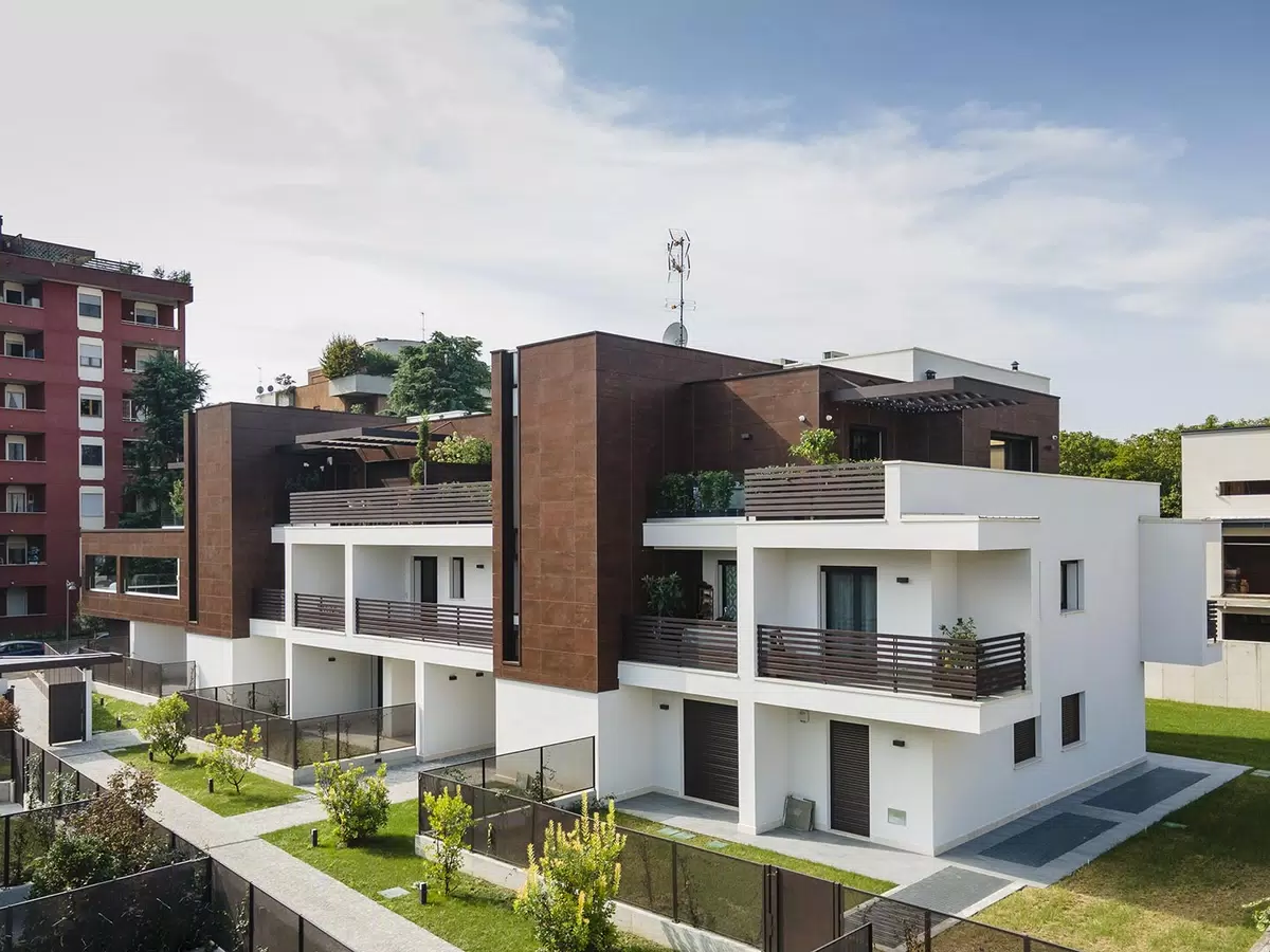 Ventilated rainscreen facade in Monza | Florim